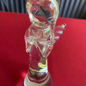 Glass Angel, Angel Figurine, Modern Angel, Angel Sculpture, Angel Decor ...