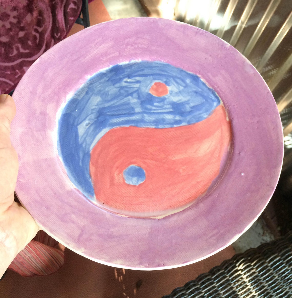 Yin Yang Plate, Yin Yang Art, Taoist Art, Chinese Plate, Philosophy Art ...