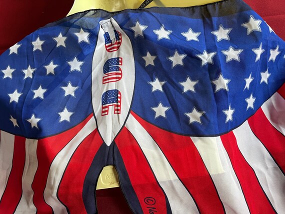 Star Scarf, Flag Scarf, USA Scarf, Fourth July Scarf,… - Gem