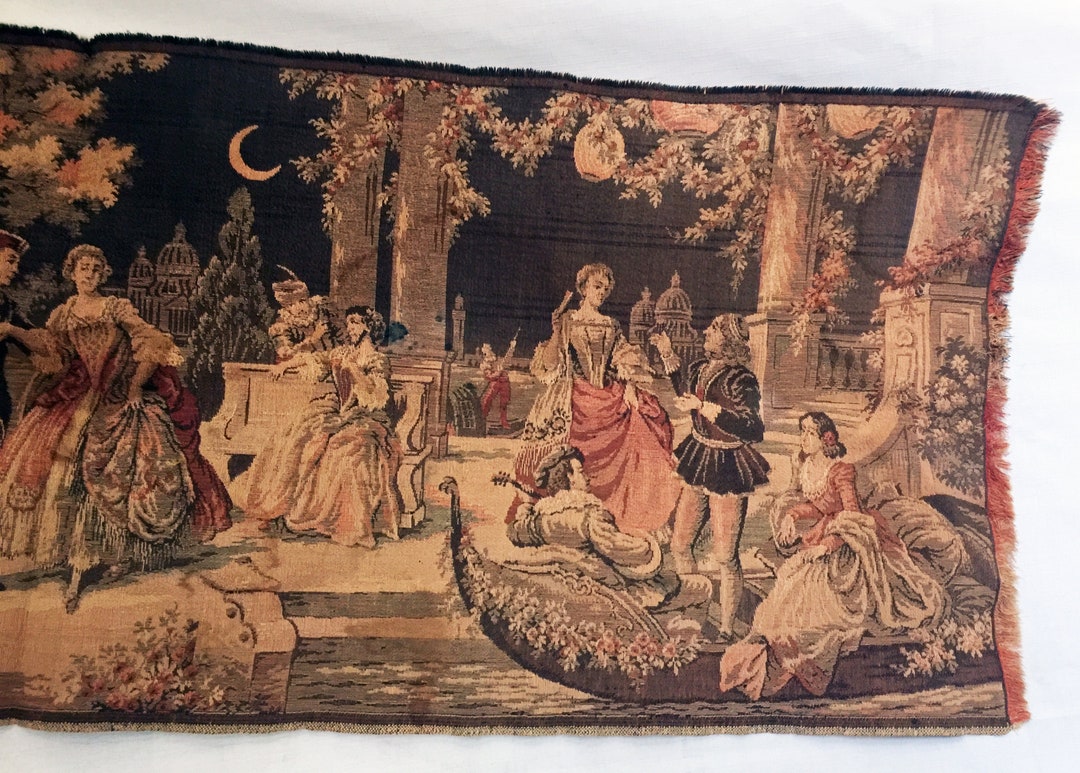 Art Tapestry, Brocade Hanging, Wall Tapestry, Edwardian Art, Edwardian ...