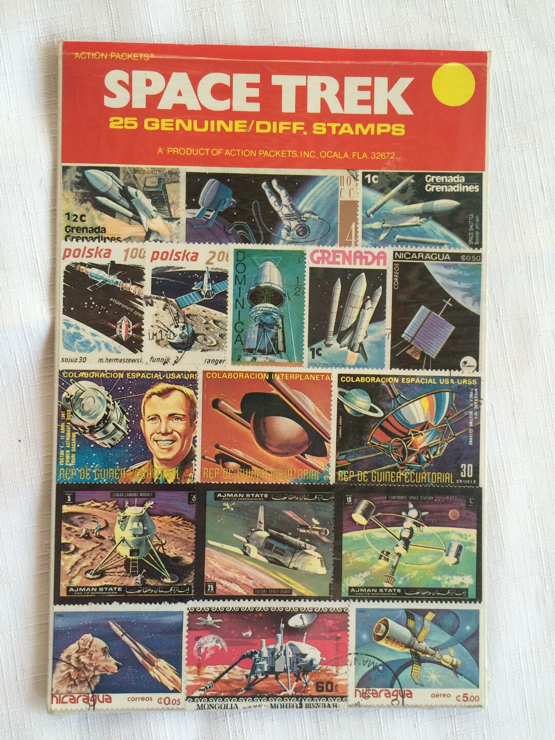 Space Program, Space Stamp, Space Souvenir, Space Ephemera, Space ...