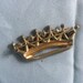 Crown Pin, Queen Pin, Retro Rhinestone Pin, Crown Brooch, Retro 50s Pin ...