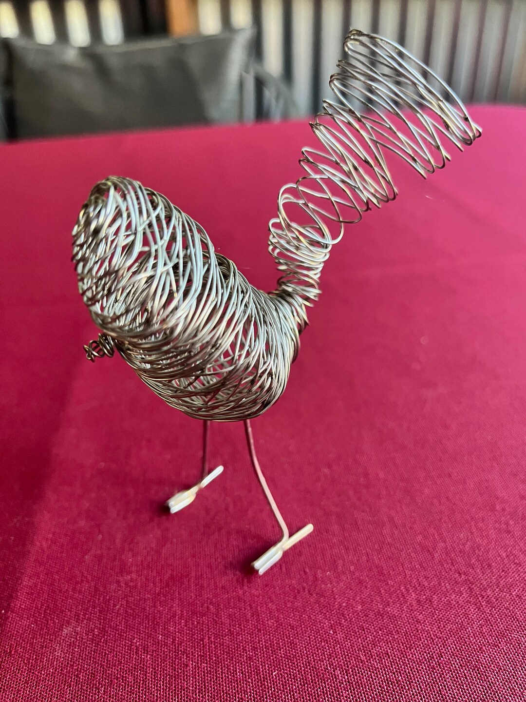 Bird Sculpture, Metal Art, Bird Art, Wire Bird, Bird Figurine, Desk Art ...