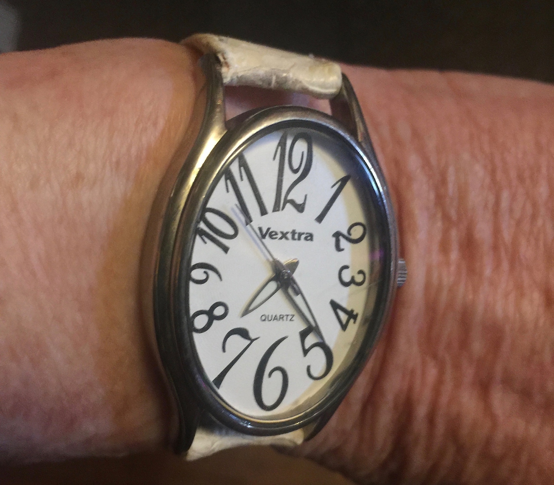 Big Face Watch Unique Watch Easy Read Watch 70s Watch 80s - Etsy