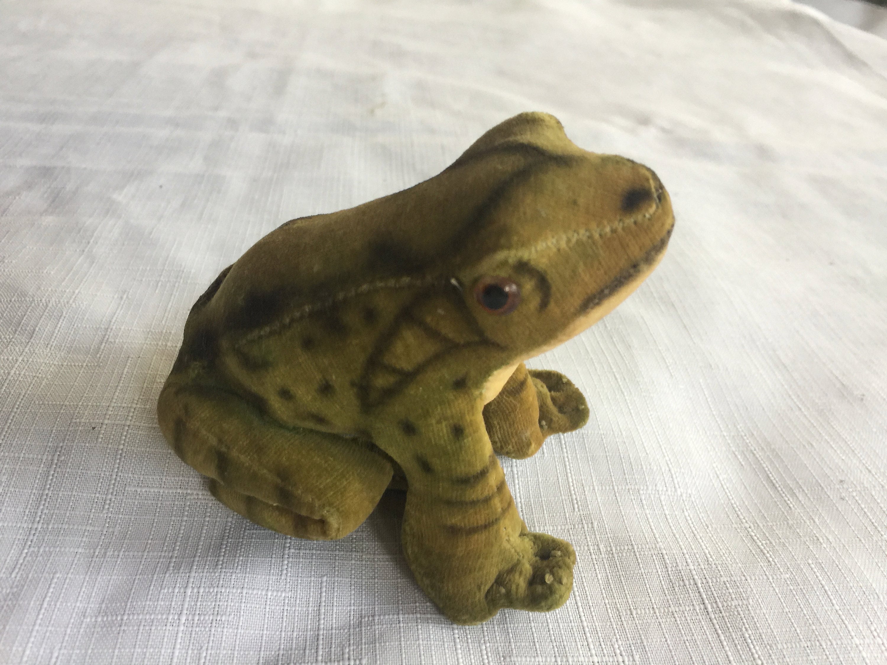 Steiff Frog, Stuffed Frog, Collectible Frog, Collectible Steiff, Plush ...