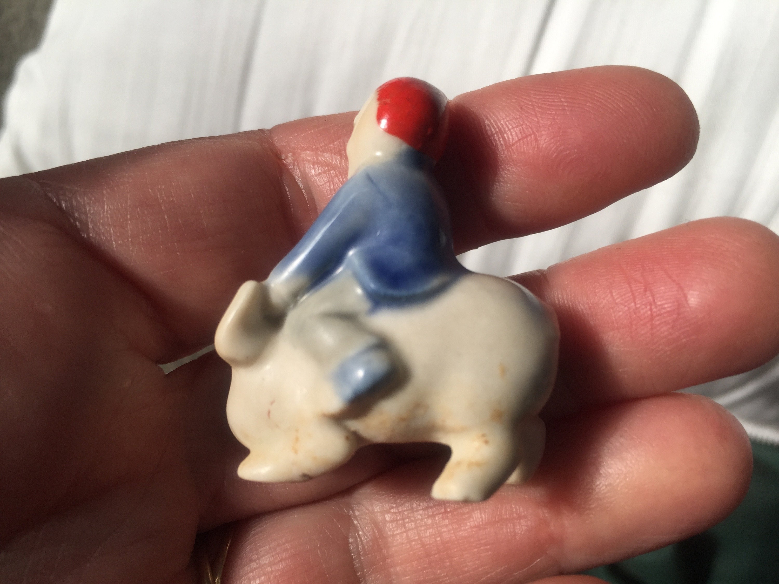 Tiny Elf, Miniature Elf, Ceramic Elf, Wade of England, Elf Collectible ...