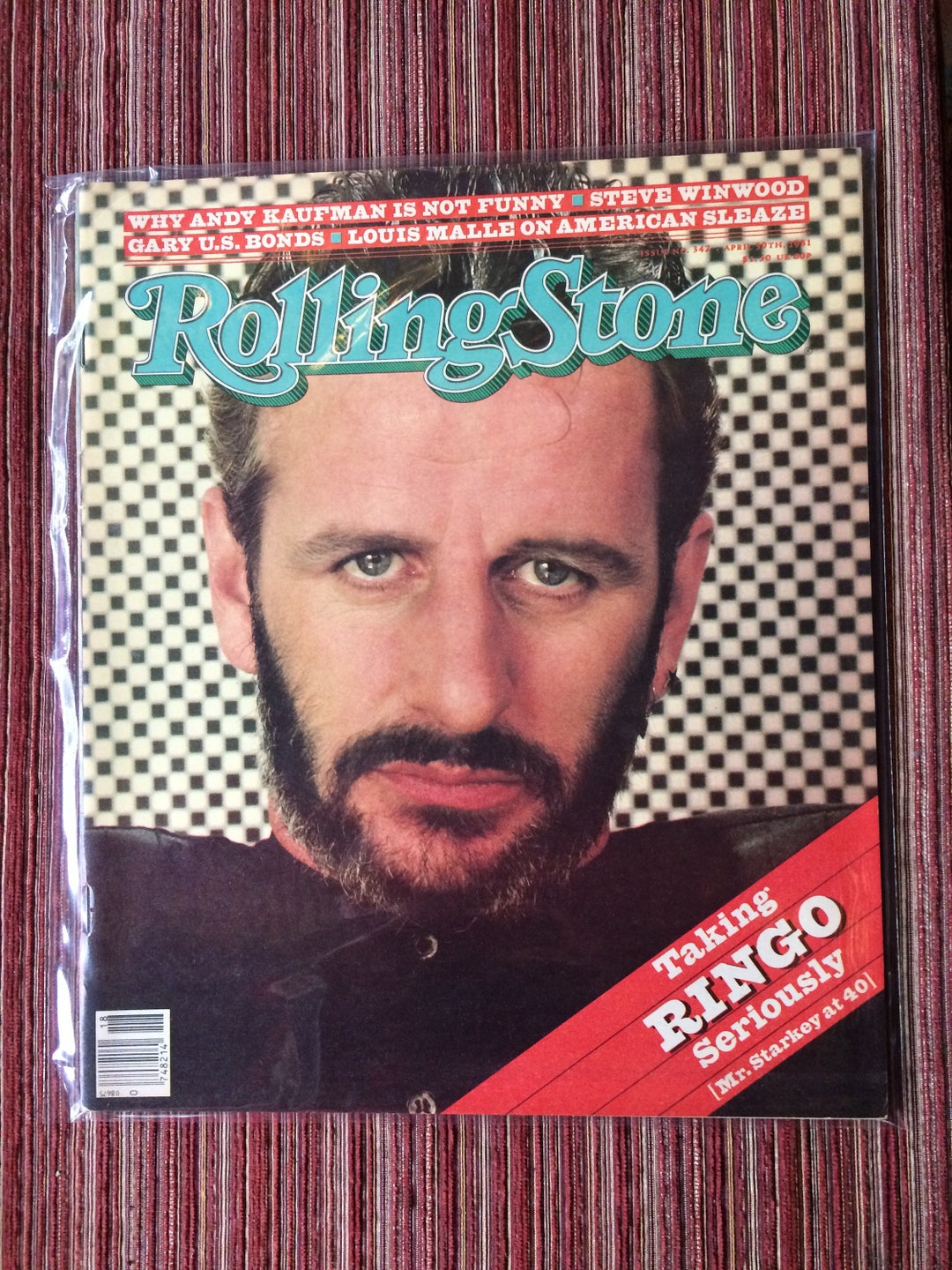 Ringo, Ringo Collectible, Ringo Magazine, Beatle Fan, Rolling Stone ...