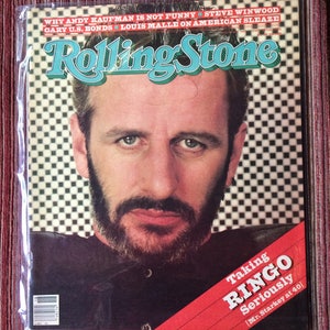 Ringo, Ringo Collectible, Ringo Magazine, Beatle Fan, Rolling Stone ...