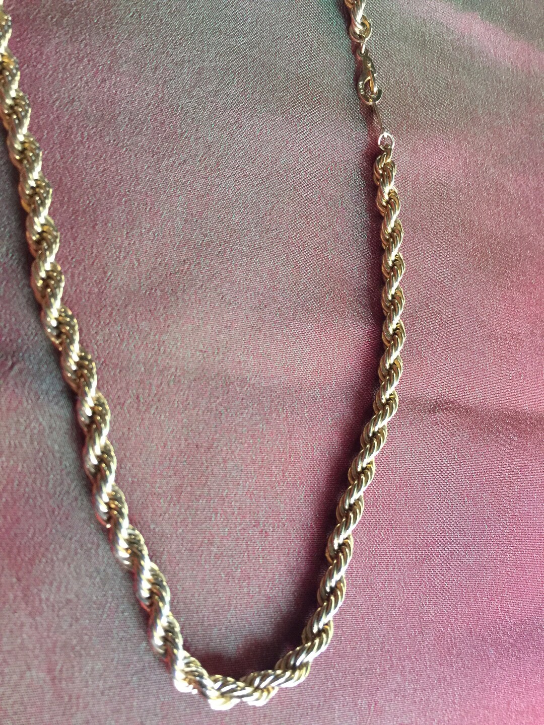 Gold Italy Rope,gold Chain,chain Necklace,gold Plate Necklace,bling ...