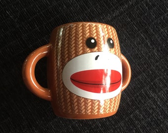 Sock Monkey Mug - Etsy