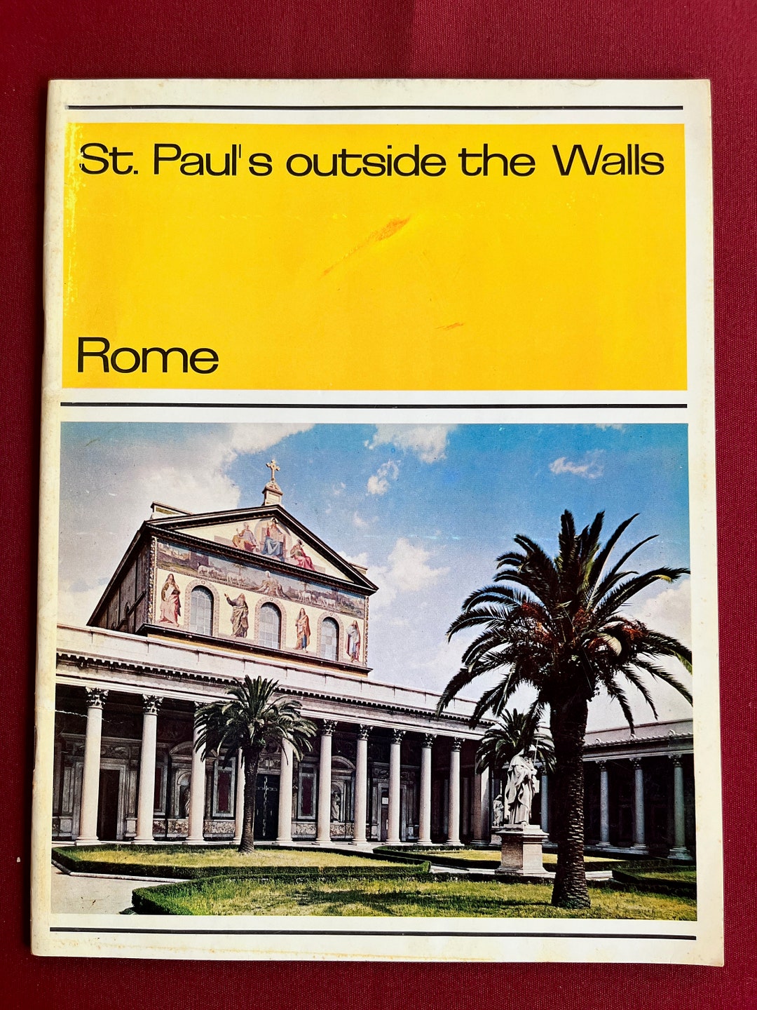 Rome Book, St Pauls Cathedral, Papal Basilica, Outside the Walls, Italy ...