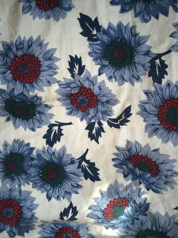 Sunflower Blouse, Denim Blouse, Jean Blouse, Denim To… - Gem