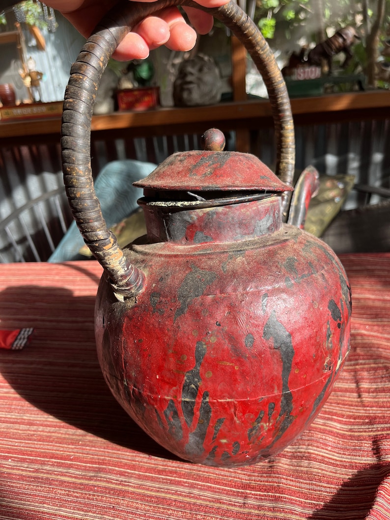 Halloween Teapot, Distress Prop, Halloween Prop, Witch Teapot, Scary ...