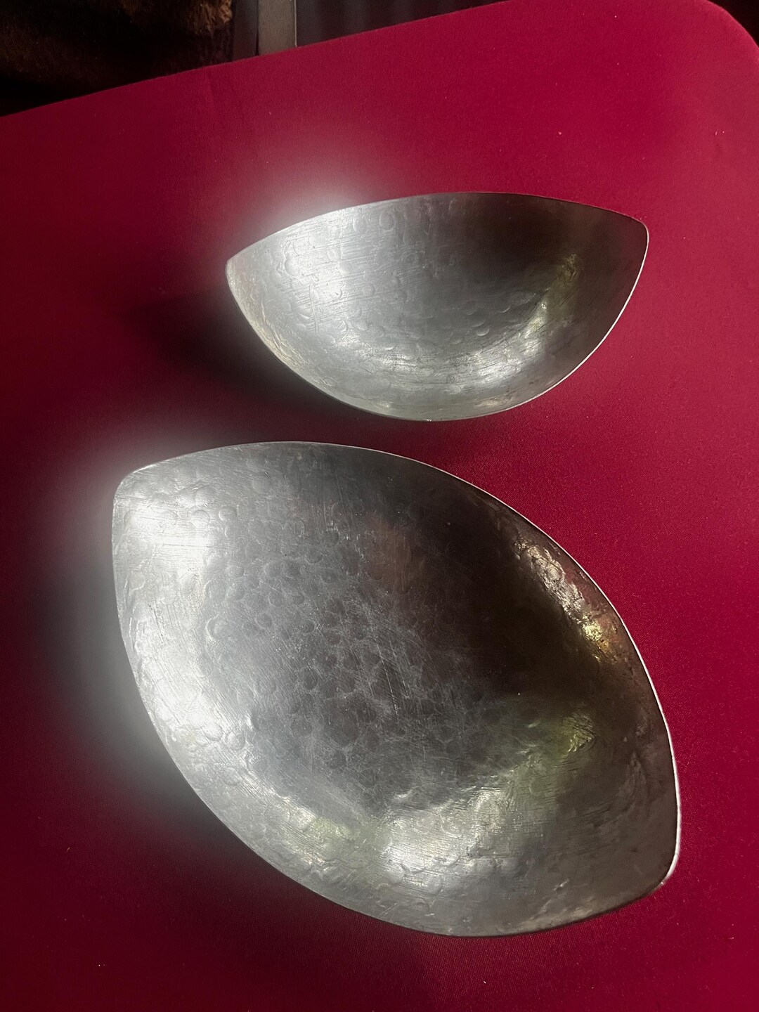 Metal Bowl, Hammered Metal Bowl, Silver Bowl, Small Silver Bowl ...