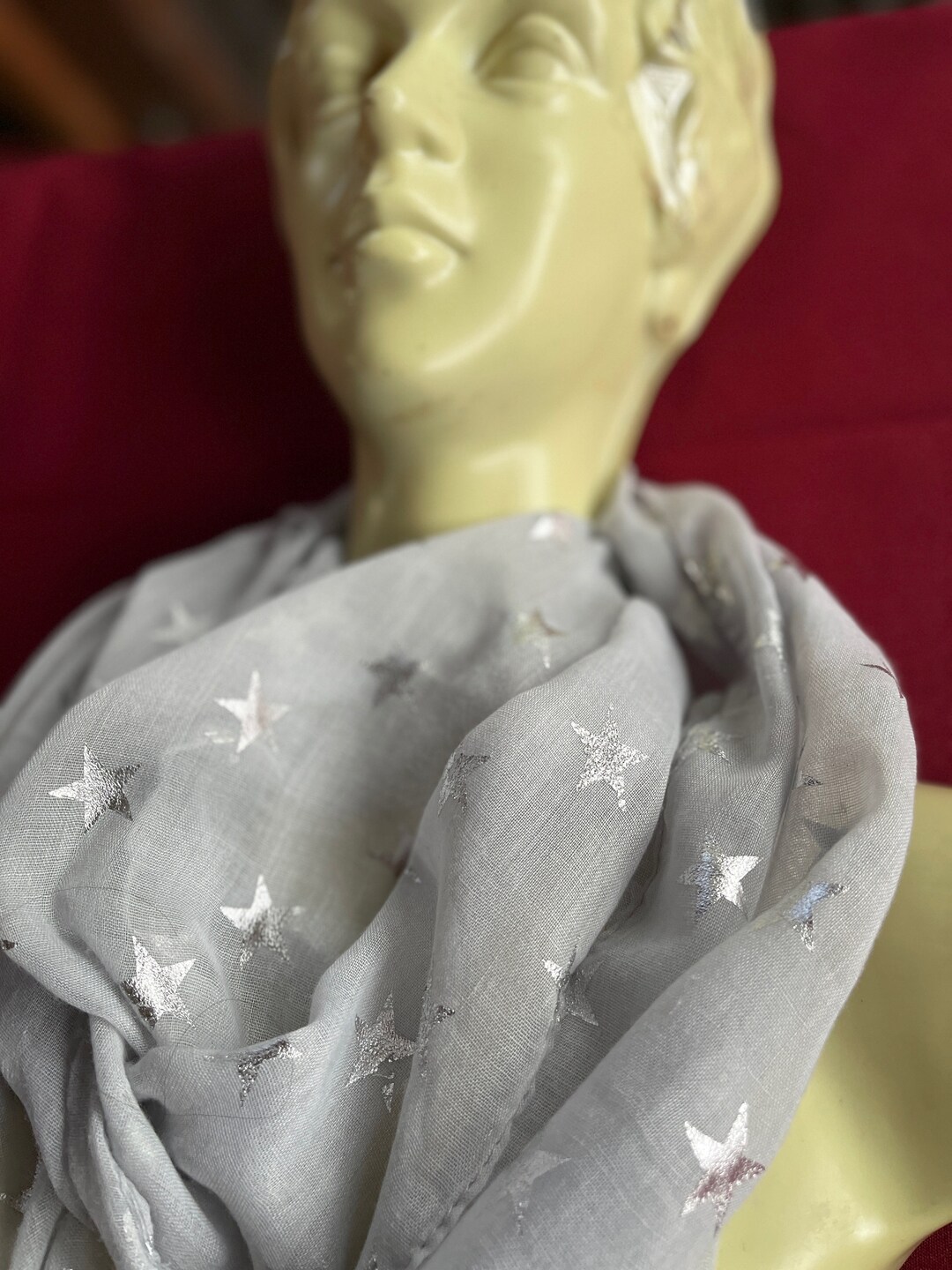 Star Scarf, Flag Scarf, USA Scarf, Fourth July Scarf, Patriotic Scarf ...