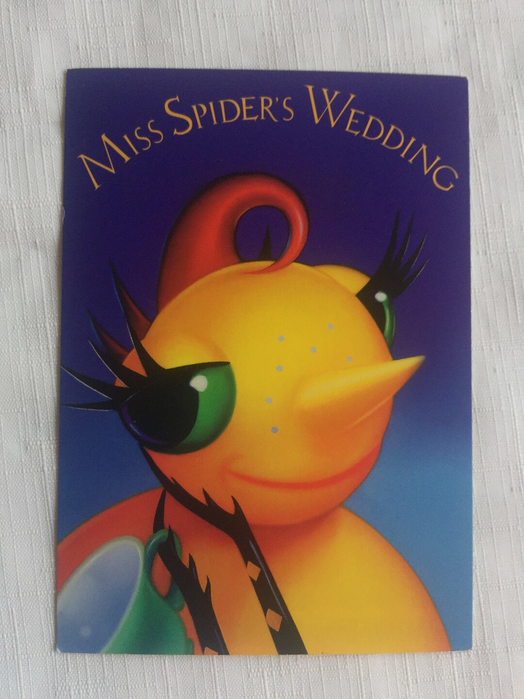 Miss Spiders Wedding, Childrens Book, Spider Ephemera, Insect Card ...