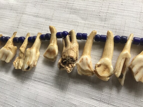 Africa Necklace,Tooth Necklace,Tribal Necklace,Tooth … - Gem
