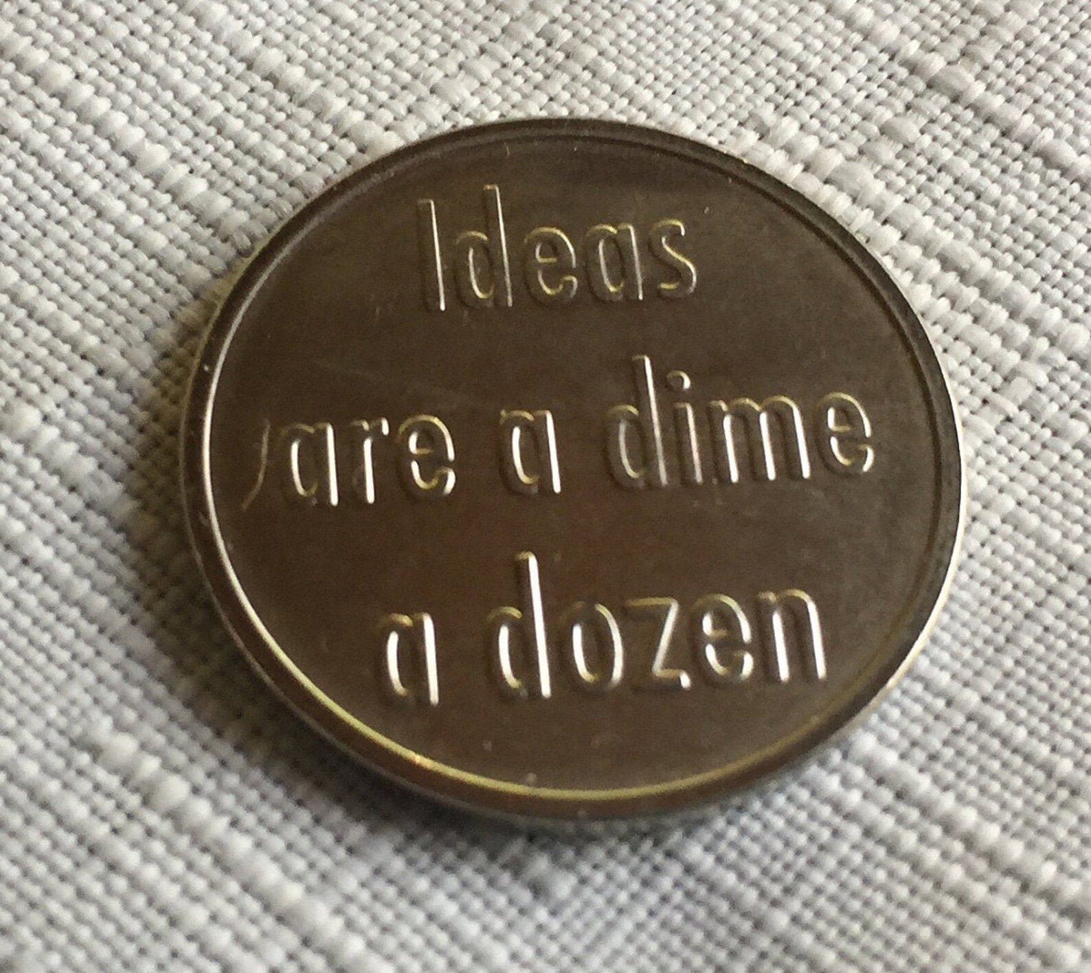 Joke Coin Message Coin Entrepreneur Gift Hard Work Joke - Etsy