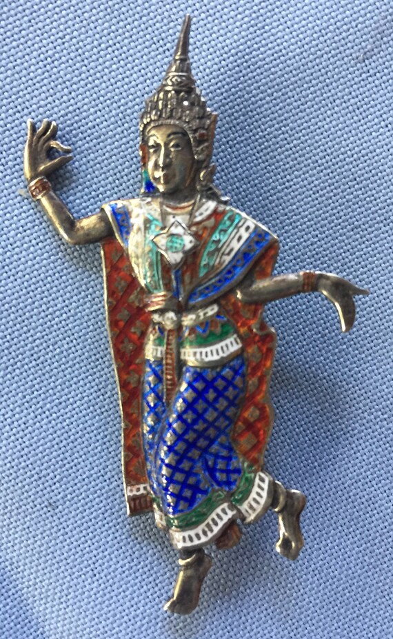 Exotic Brooch, Dance Brooch, Exotic Pin, Unique Brooc… - Gem