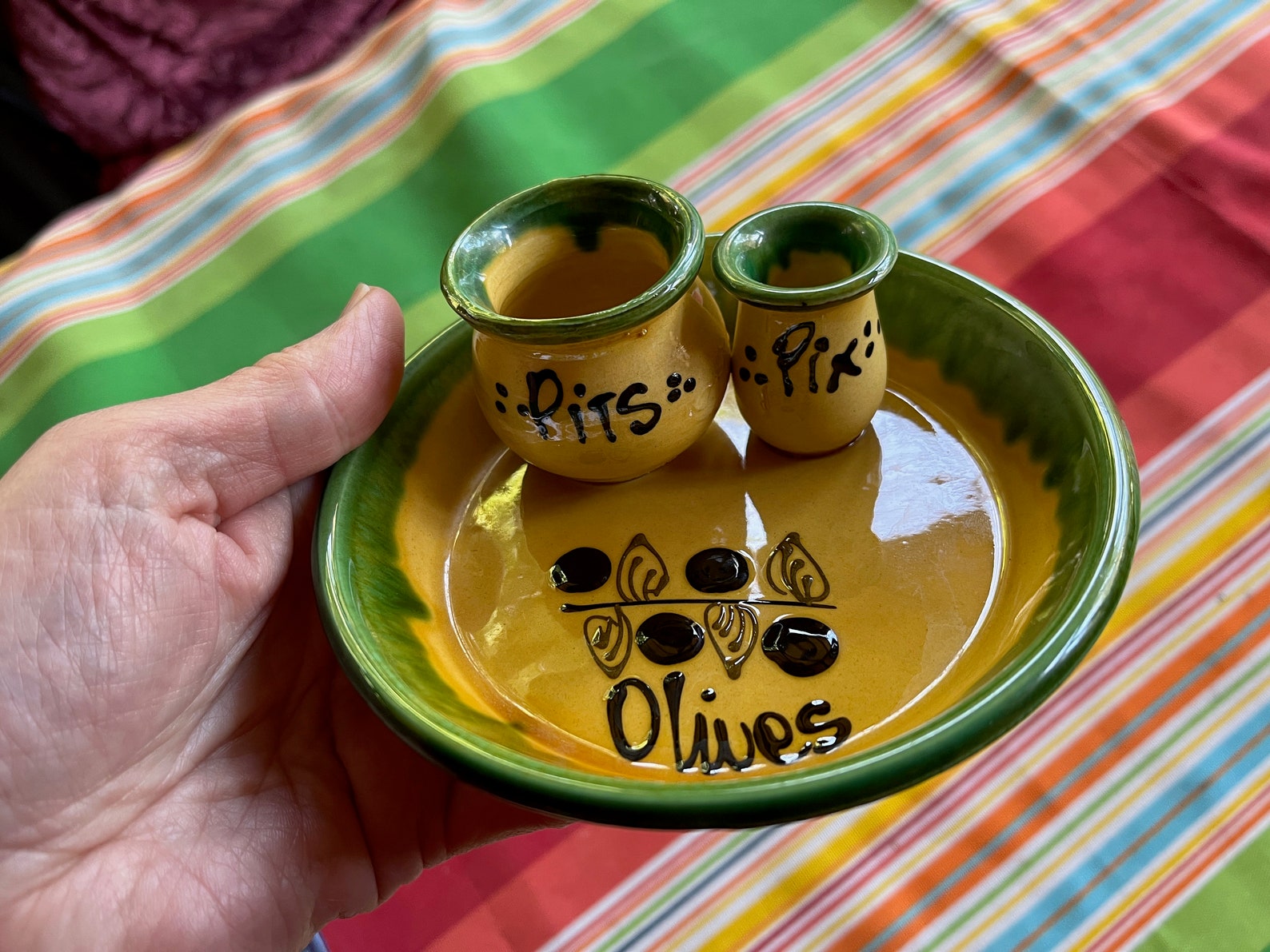 Olive Dish, Olive Tray, Section Dish, Modern Candy Dish, Divided Bowl ...