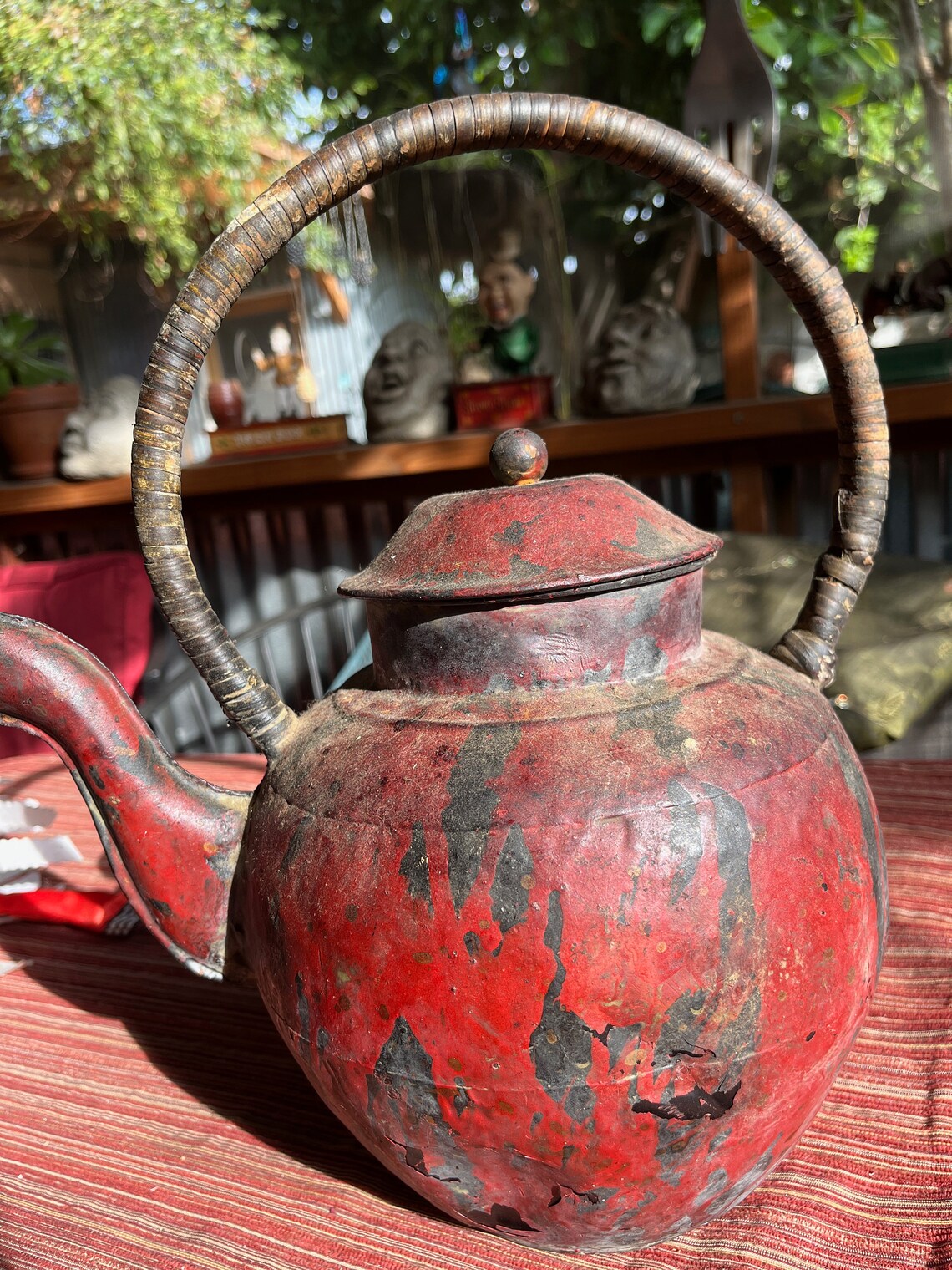 Halloween Teapot, Distress Prop, Halloween Prop, Witch Teapot, Scary ...