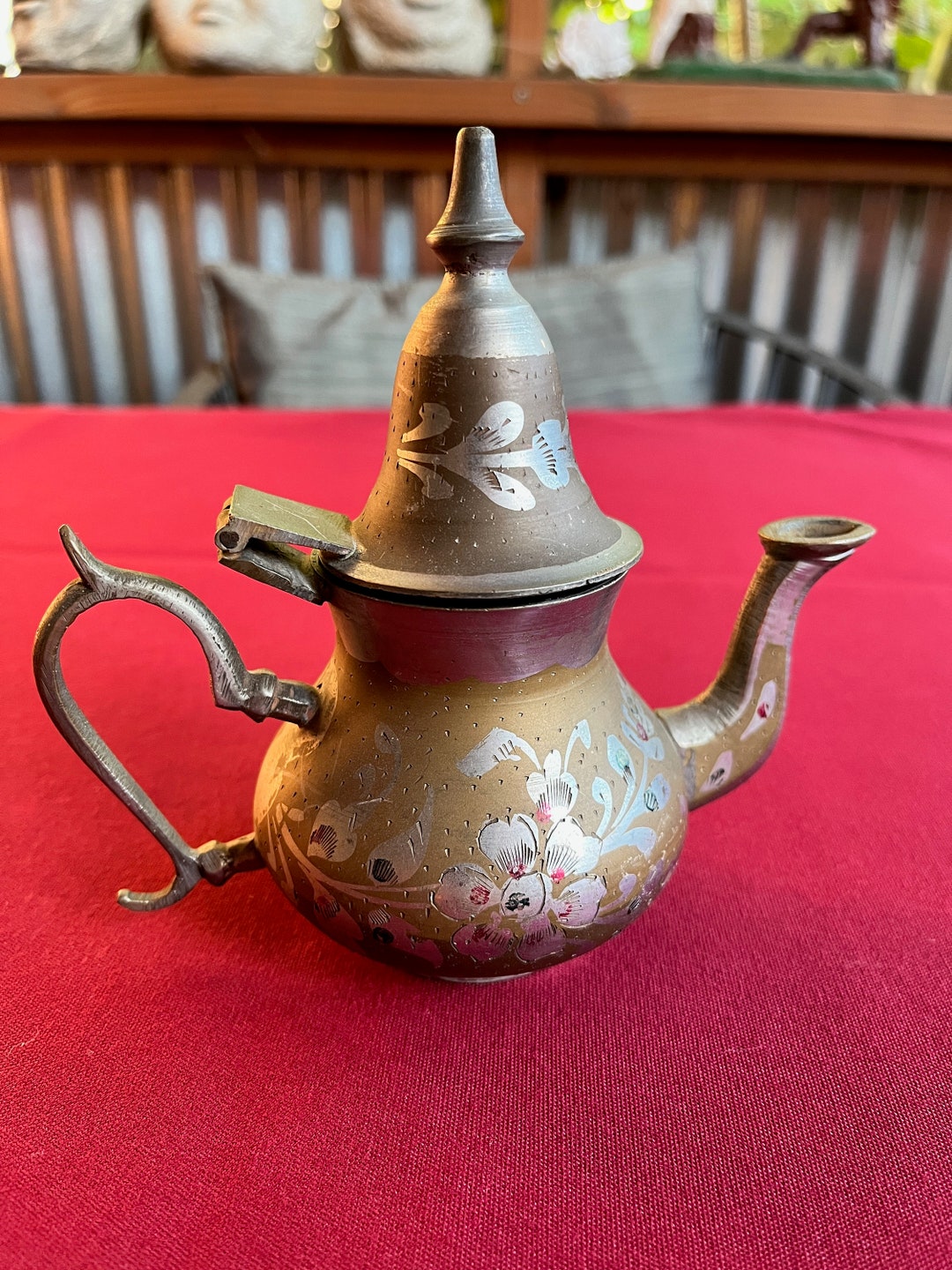 Metal Teapot, Small Teapot, Mini Teapot, Morocco Teapot, Islamic Teapot ...