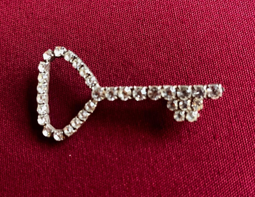 Rhinestone Pin, Key Pin, Simple Pin, Graphic Pin, Symbol Pin, Modern ...