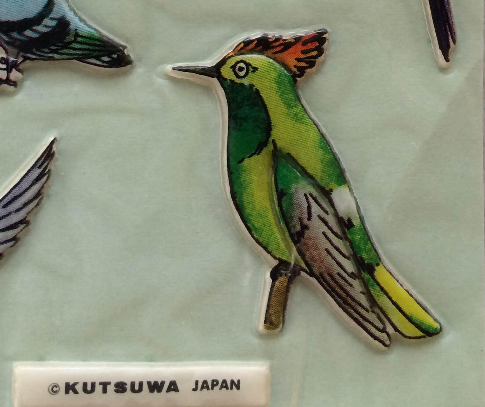 Bird Label, Bird Ephemera, Bird Sticker, Bird Art, Retro Bird, Japan ...