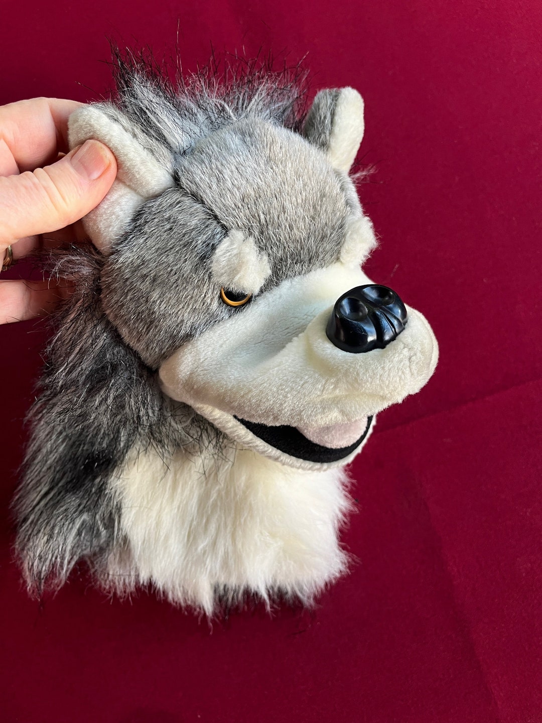 Animal Puppet, Wolf Puppet, Hand Puppet, Aurora Puppet, Plush Puppet ...