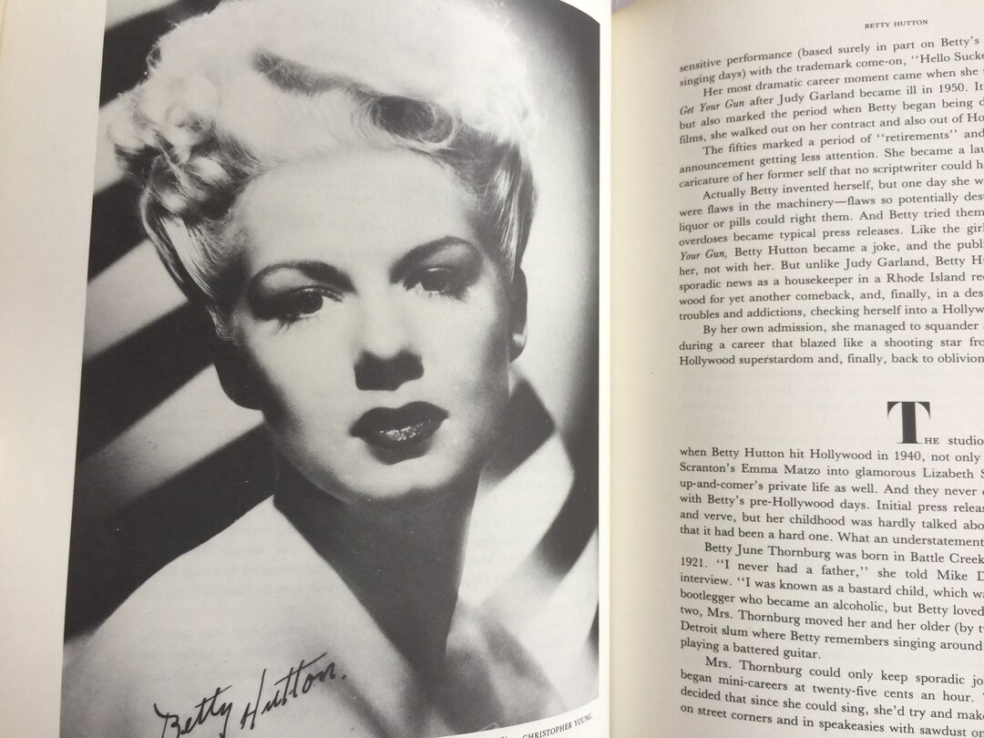 Movie Star Book Movie Actress Book Movie Star History Sex Symbol Book Hollywood History