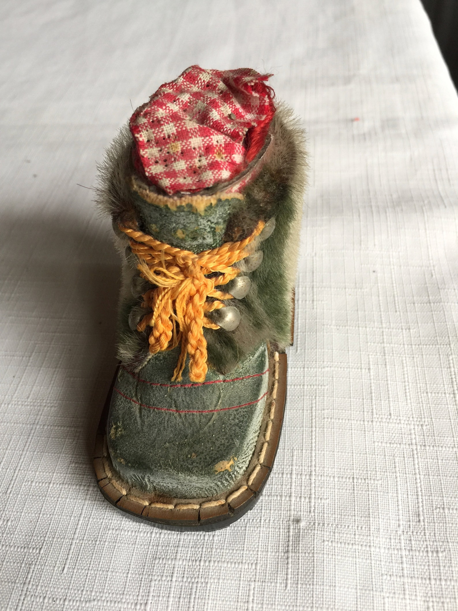 Shoe Pin Cushion Boot Pin Cushion Austria Decor Retro Pin | Etsy