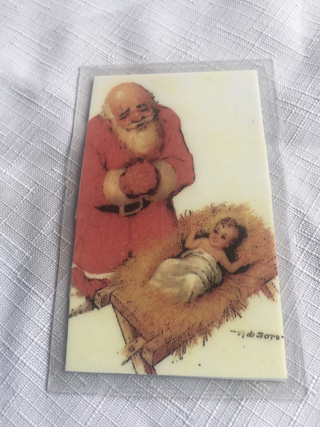 Pocket Prayer Card, Christmas Prayer, Santa Prayer Card, St Nicholas ...