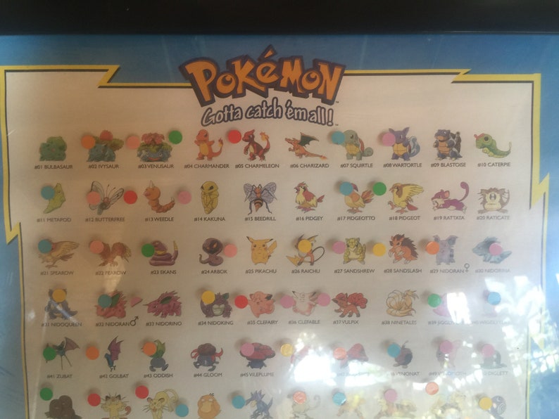 Pokemon Poster Pokemon Art Pokemon Wall Art Pokemon Decor - Etsy