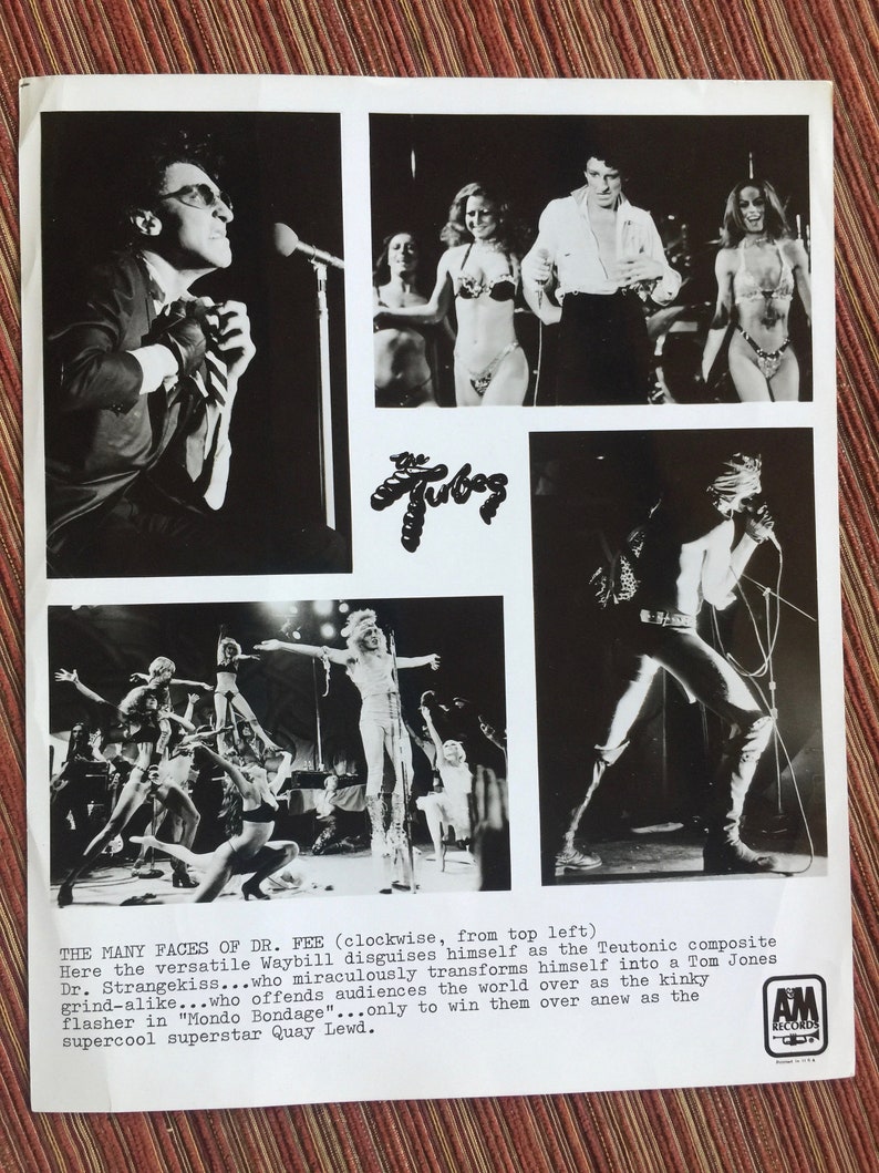 The Tubes Fee Waybill Glam Rock San Francisco Music San - Etsy