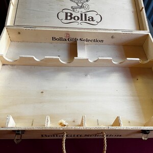 Wine Box, Wood Box, Wood Carry Case, Wood Valise, Carrying Case, Wine ...