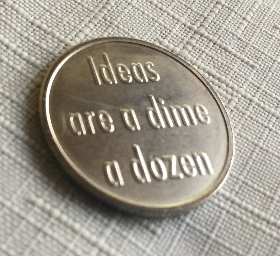 Joke Coin, Message Coin, Entrepreneur Gift, Hard Work Joke, Win Token ...