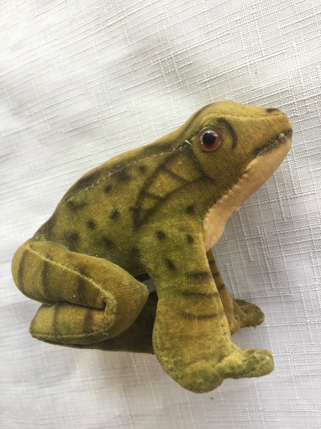 Steiff Frog, Stuffed Frog, Collectible Frog, Collectible Steiff, Plush ...