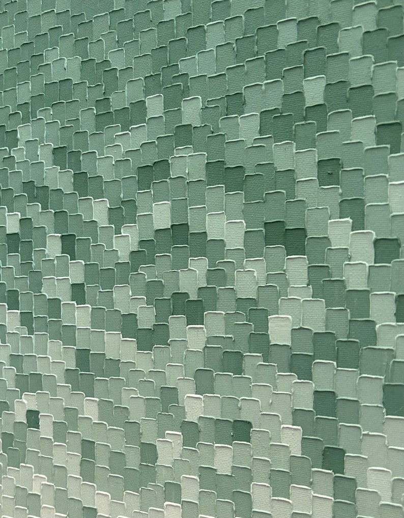 Ocean Mist Original High Texture Minimalist Abstract Oil - Etsy