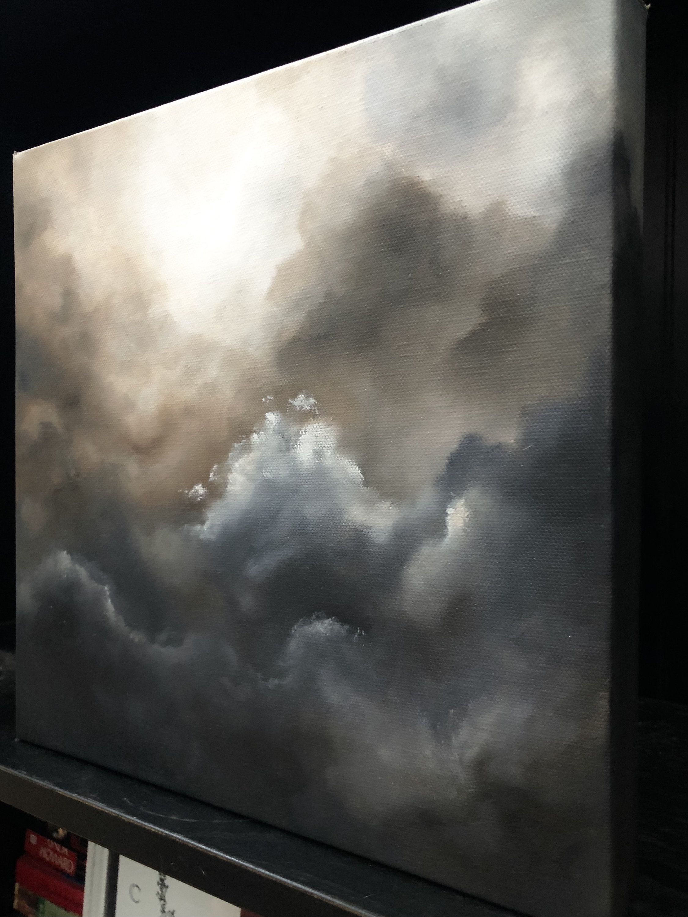 Storm Lights - Original Impressionist Stormscape | Cloudscape | Nature Oil Painting by Meredith ...