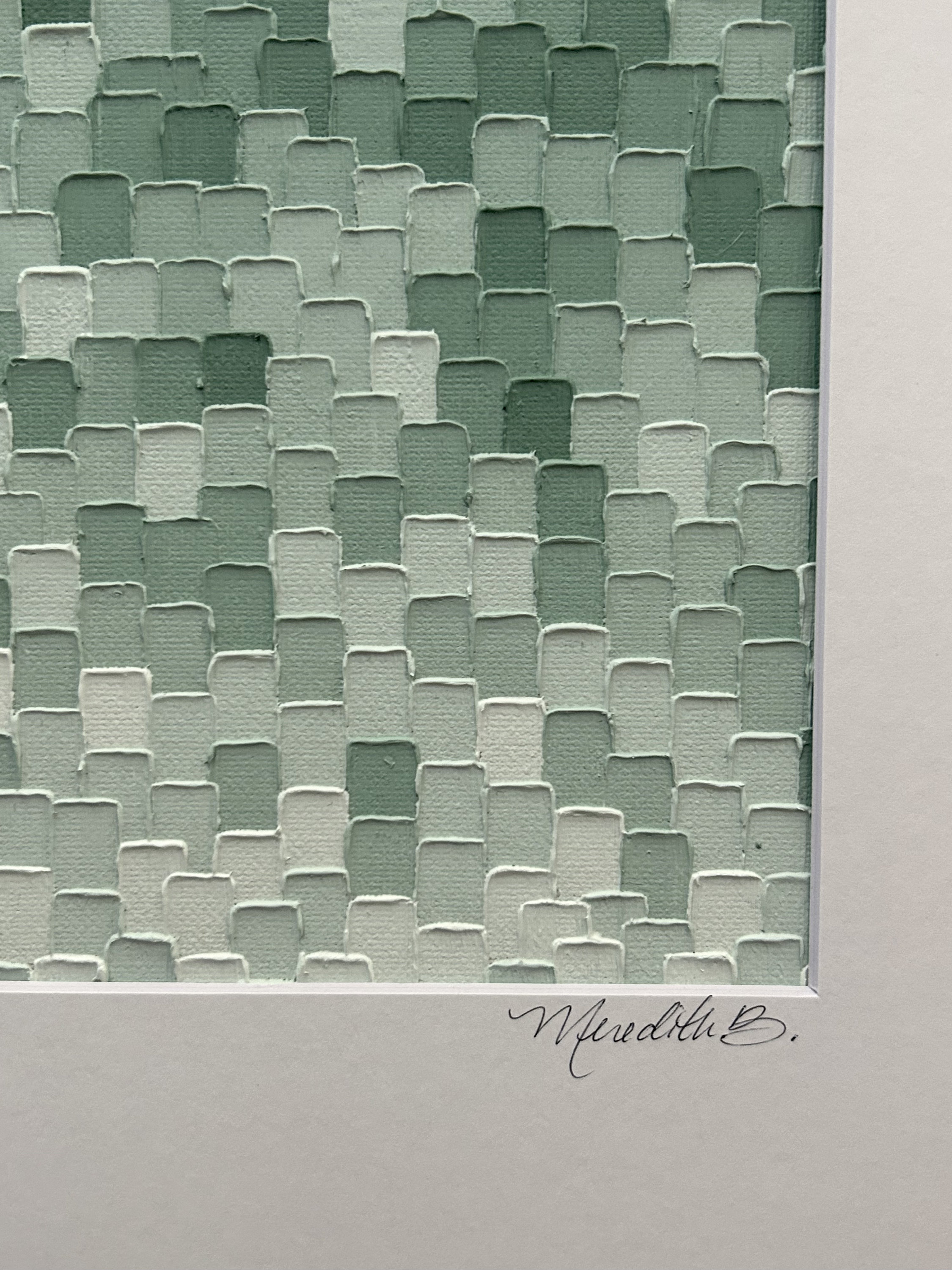 Ocean Mist Original High Texture, Minimalist, Abstract Oil Painting 16 ...