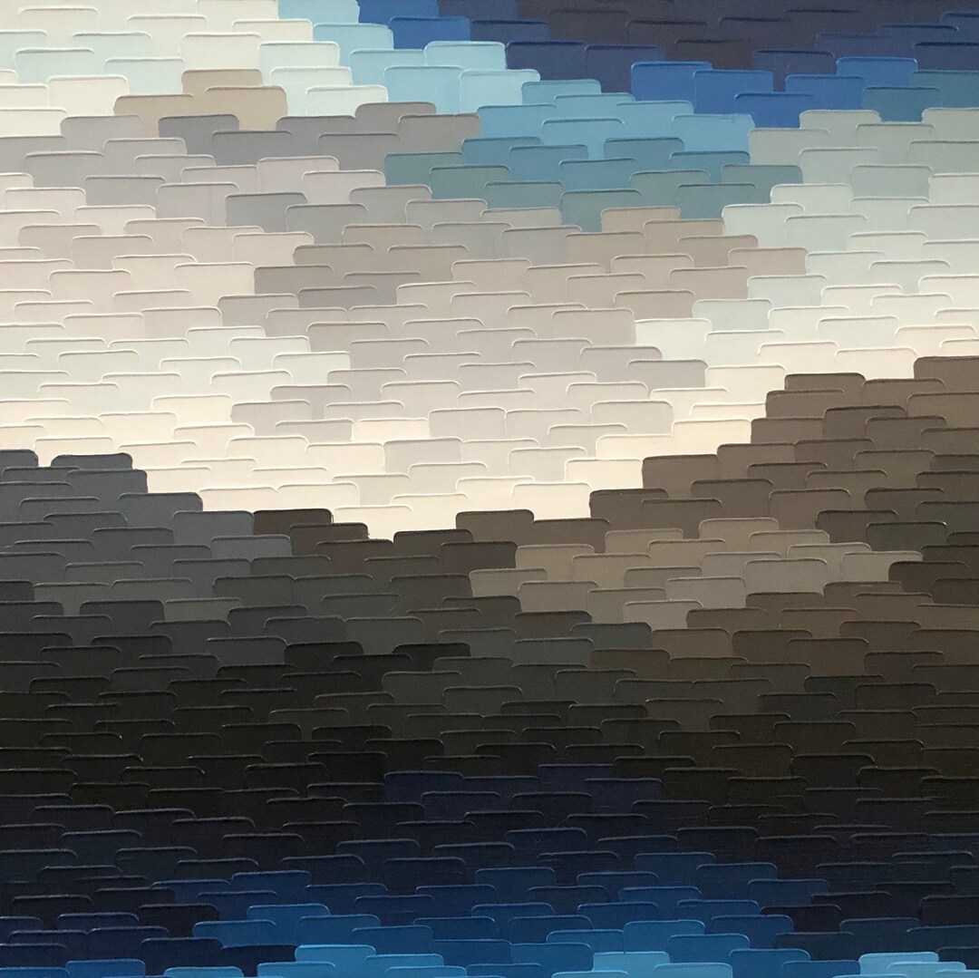 Crystal Clear Void Original High Texture, Minimalist, Abstract ...