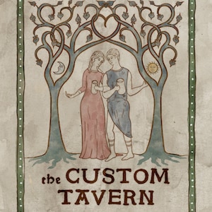 Custom Medieval Pub Sign, Digital File, Printable Wall Art - Etsy