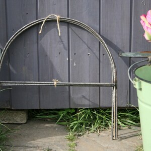 Pair of Garden Cloche Hoops Rusted Border Edging. Allotment. SMALL - Etsy