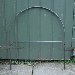 Pair of Garden Cloche Hoops Rusted Border Edging. Allotment. LARGE ...