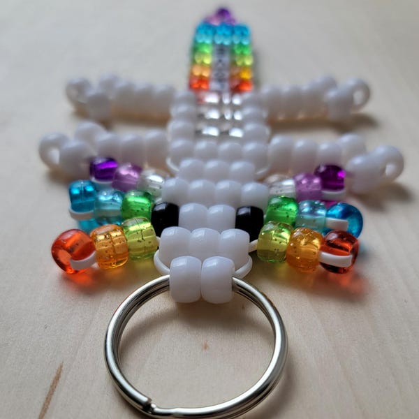 Pony Bead Keychain - Etsy