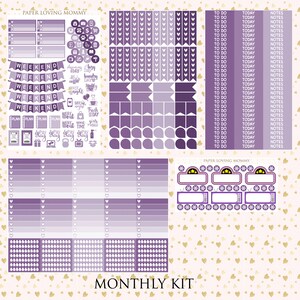 September Monthly Stickers, Planner Stickers, Monthly Stickers, Planner ...