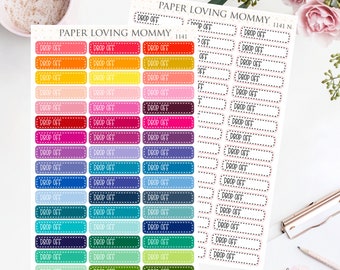 To Do List Script Boxes Planner Stickers - Etsy