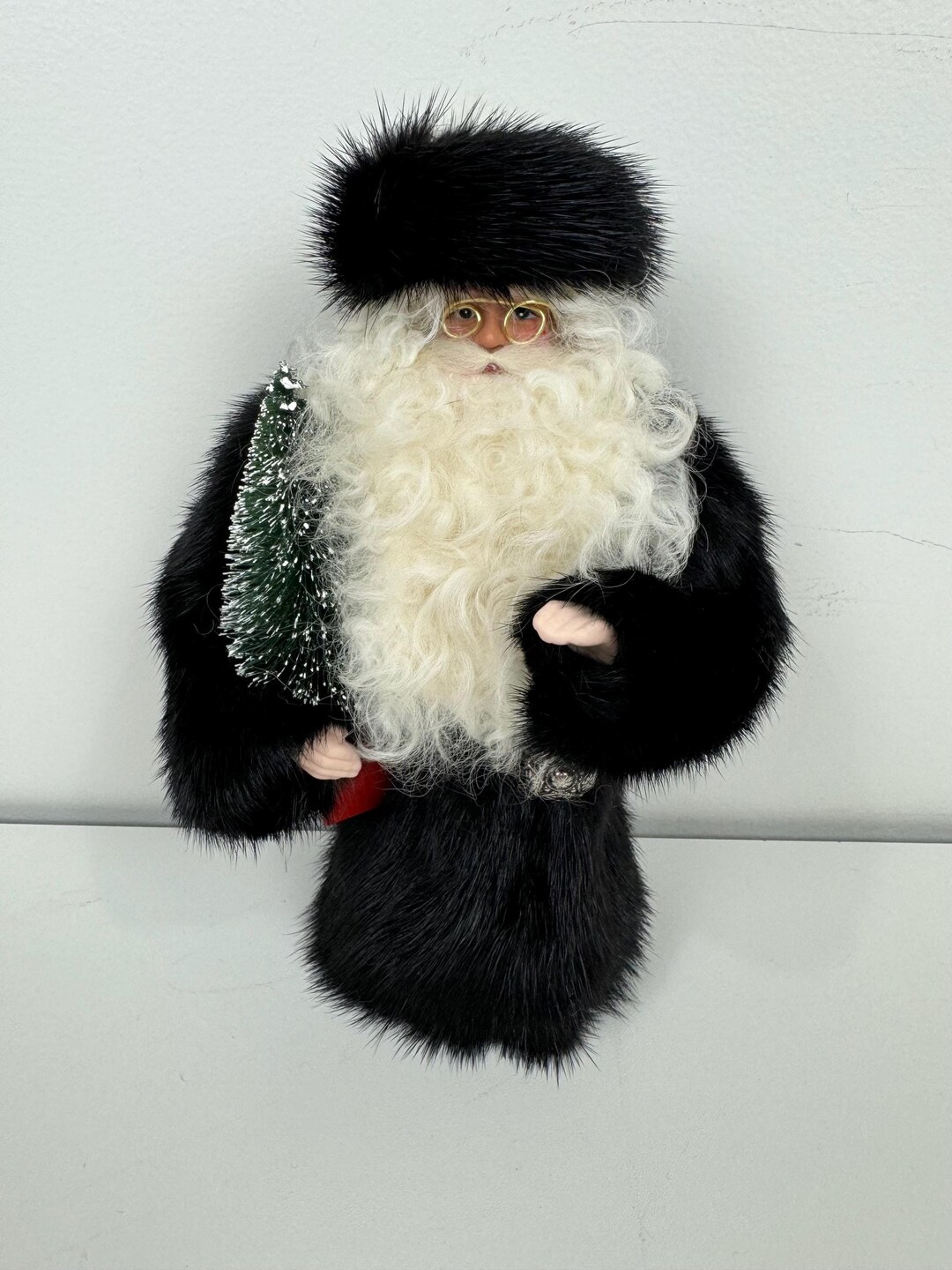 New Mini Mink Santa Claus, Father Christmas, OOAK, Christmas Decoration ...