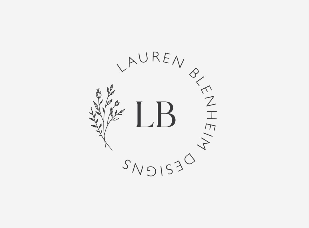 Simple Round Logo Minimalist Logo Modern Logo Premade Minimalist Logo ...