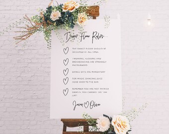 Wedding Dance Sign | Etsy